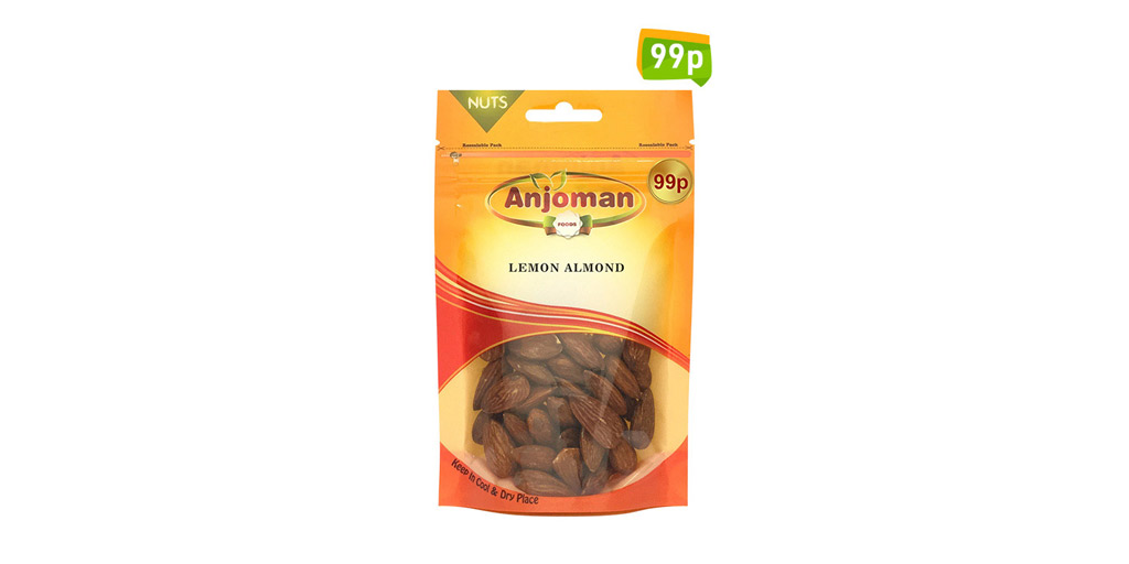 Anjoman Nuts (Lemon Almond) - products - anjomanfood.com