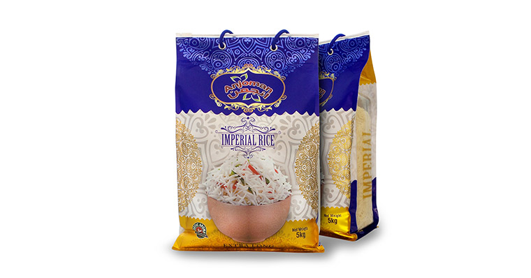 Imperial Rice 5kg - Anjoman product - www.anjomanfood.com